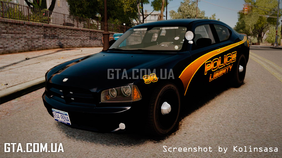 Dodge Charger 2008 LCPD Slicktop [ELS] скачать для GTA 4